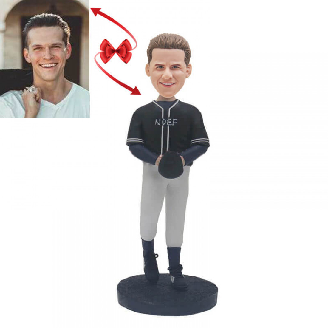 Baseball Catcher Custom Bobblehead - Handcrafted Personalized Collectible