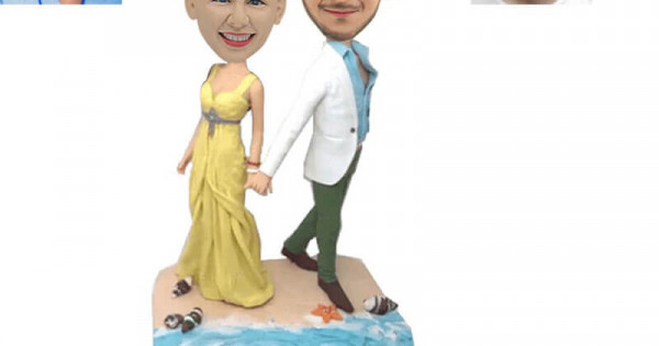 Magical Mermaid Cove - Customizable Beach Romance Couple Bobbleheads ...
