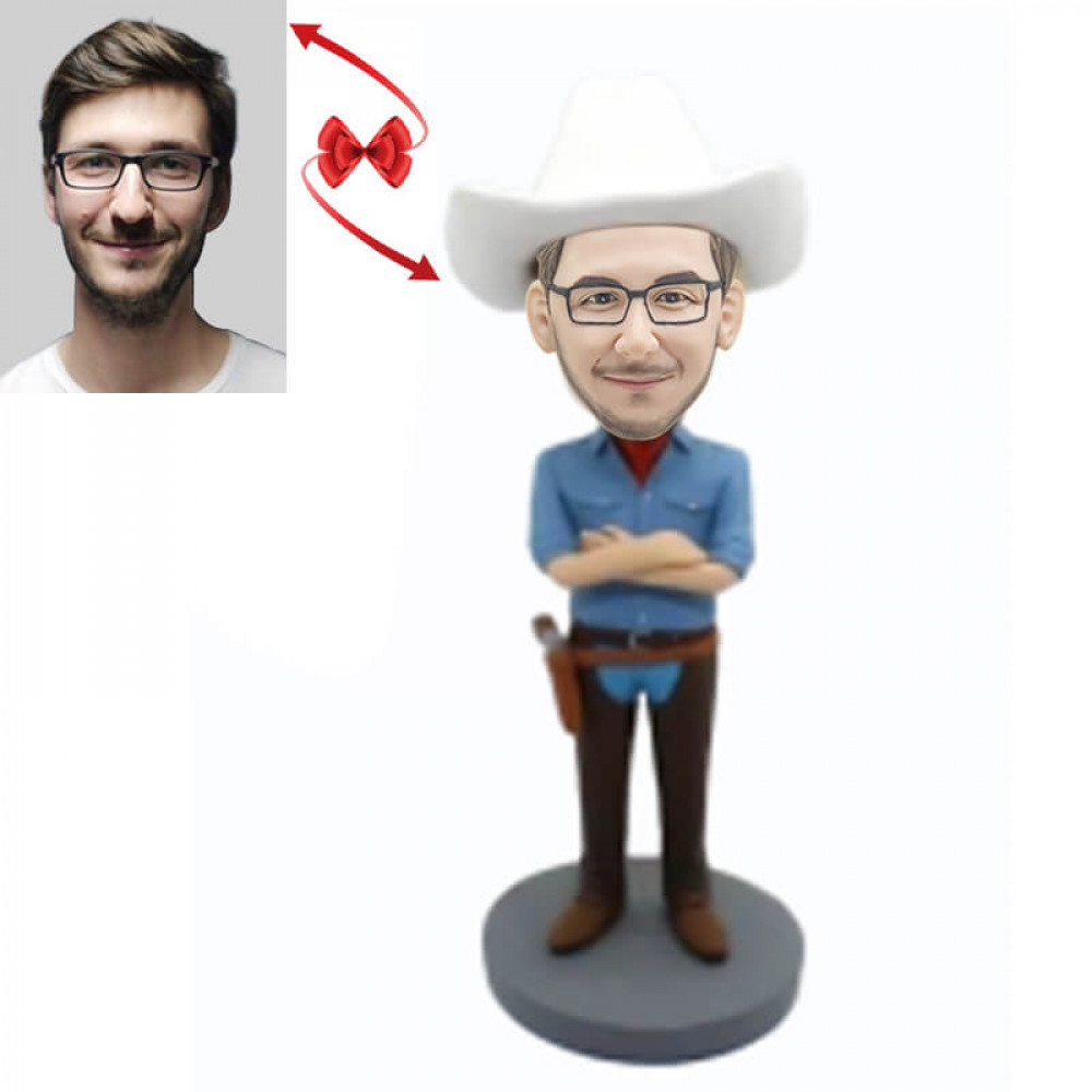 bearded cowboy custom bobblehead - bearded-cowboy-custom-bobblehead