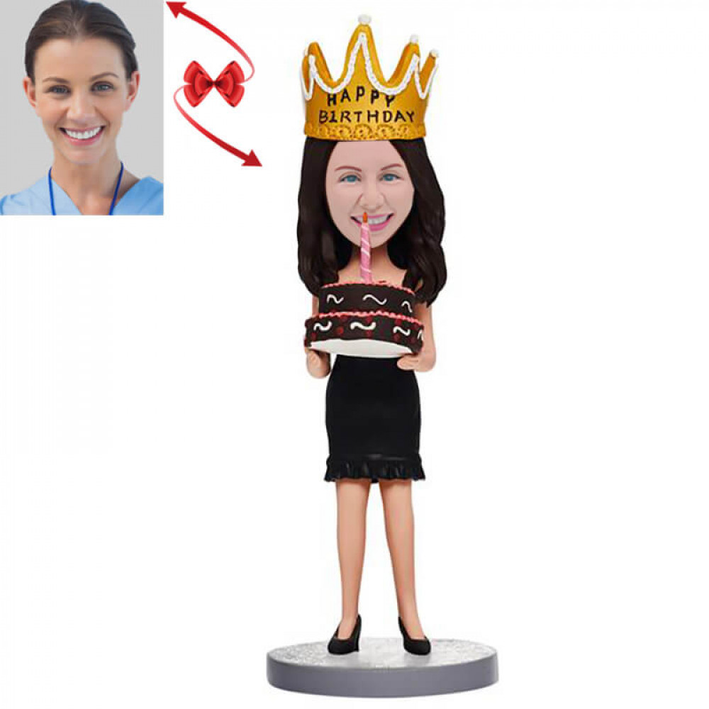 Personalized Birthday Custom Bobblehead - Handcrafted Collectible