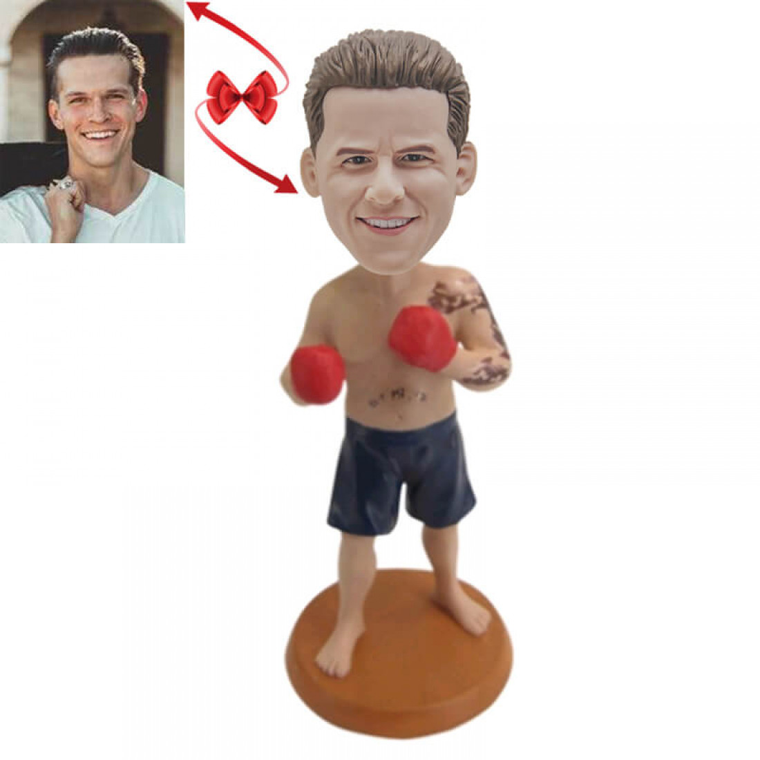 Personalized Boxing Custom Bobblehead - Handcrafted Collectible