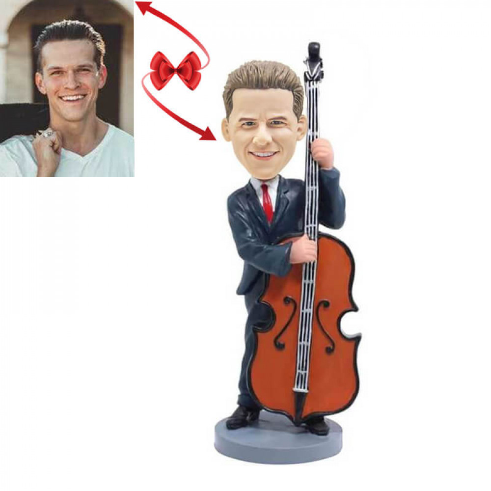 Personalized Melodic Cello Player Custom Bobblehead - Unique Gift for ...