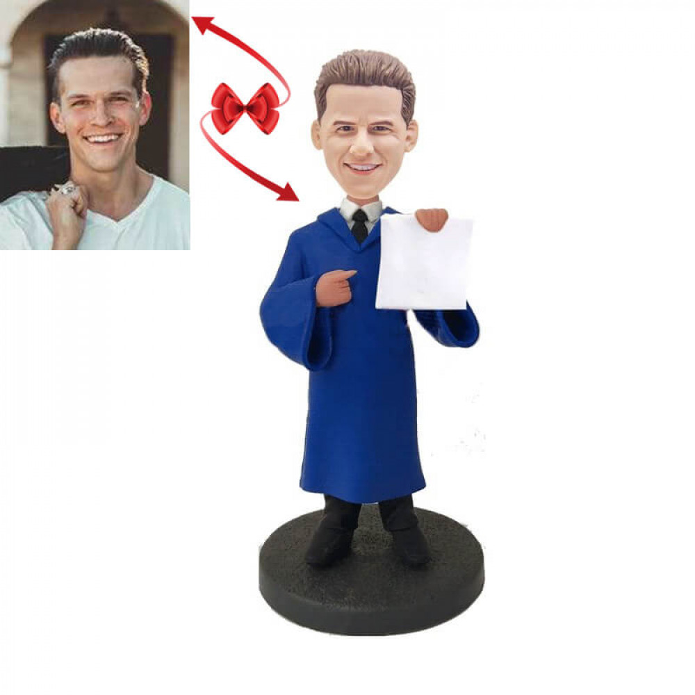 Handcrafted Displaying Diploma Graduation Custom Bobblehead - Perfect ...