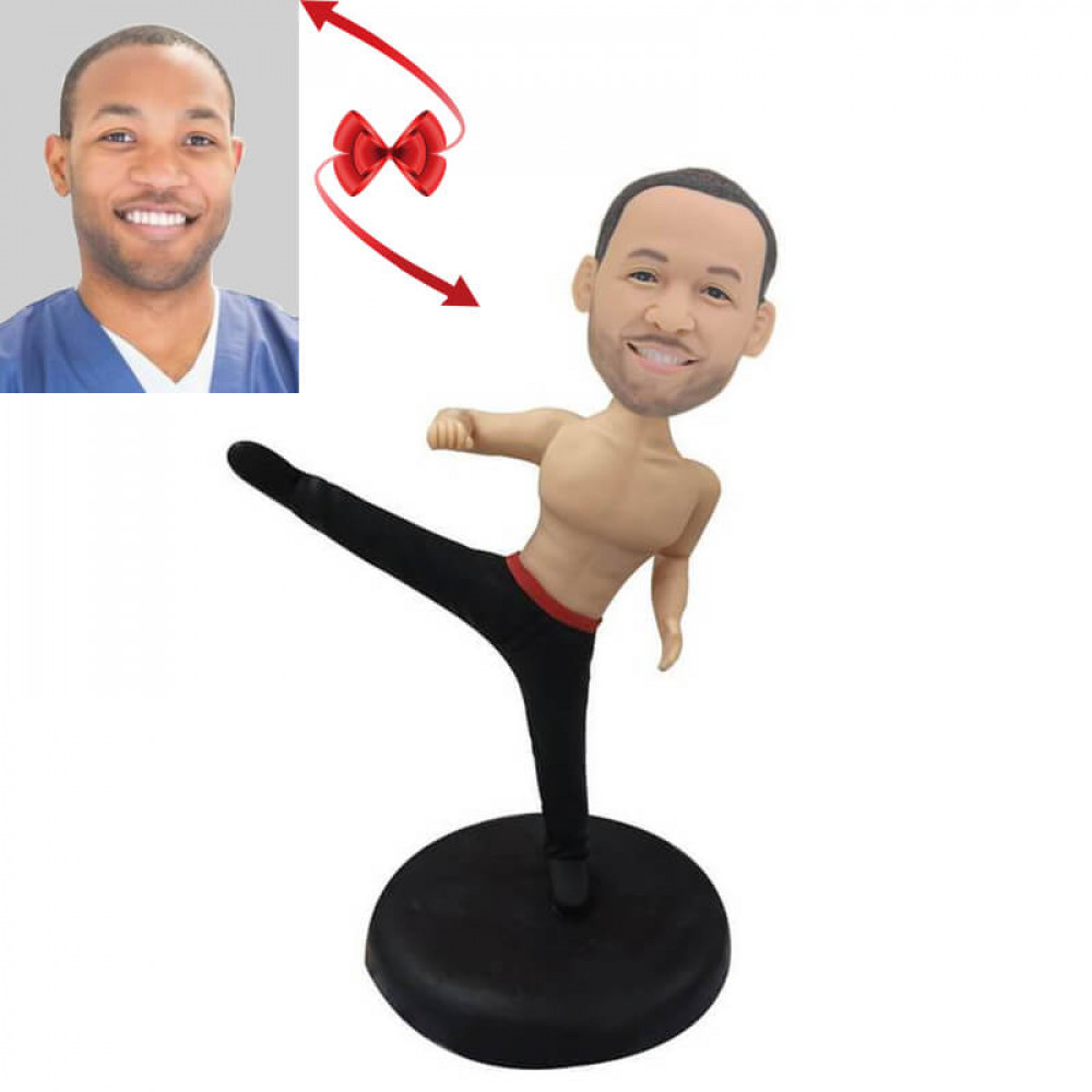 kung fu pose custom bobblehead - kung-fu-pose-custom-bobblehead