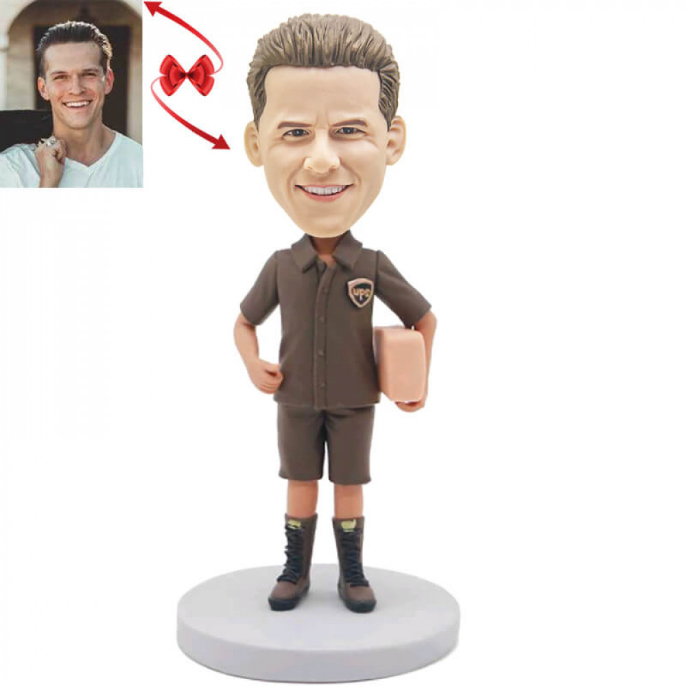 male mailman postman custom bobblehead - male-mailman-postman-custom-bobblehead