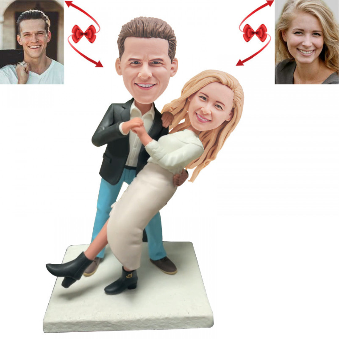 romantic dance couple custom bobblehead - romantic-dance-couple-custom ...