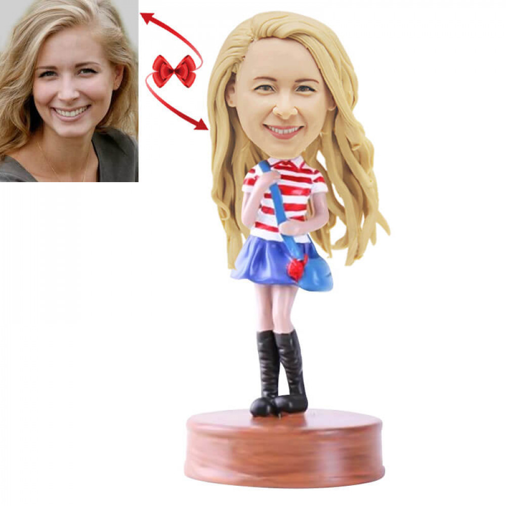 school girl custom bobblehead - school-girl-custom-bobblehead