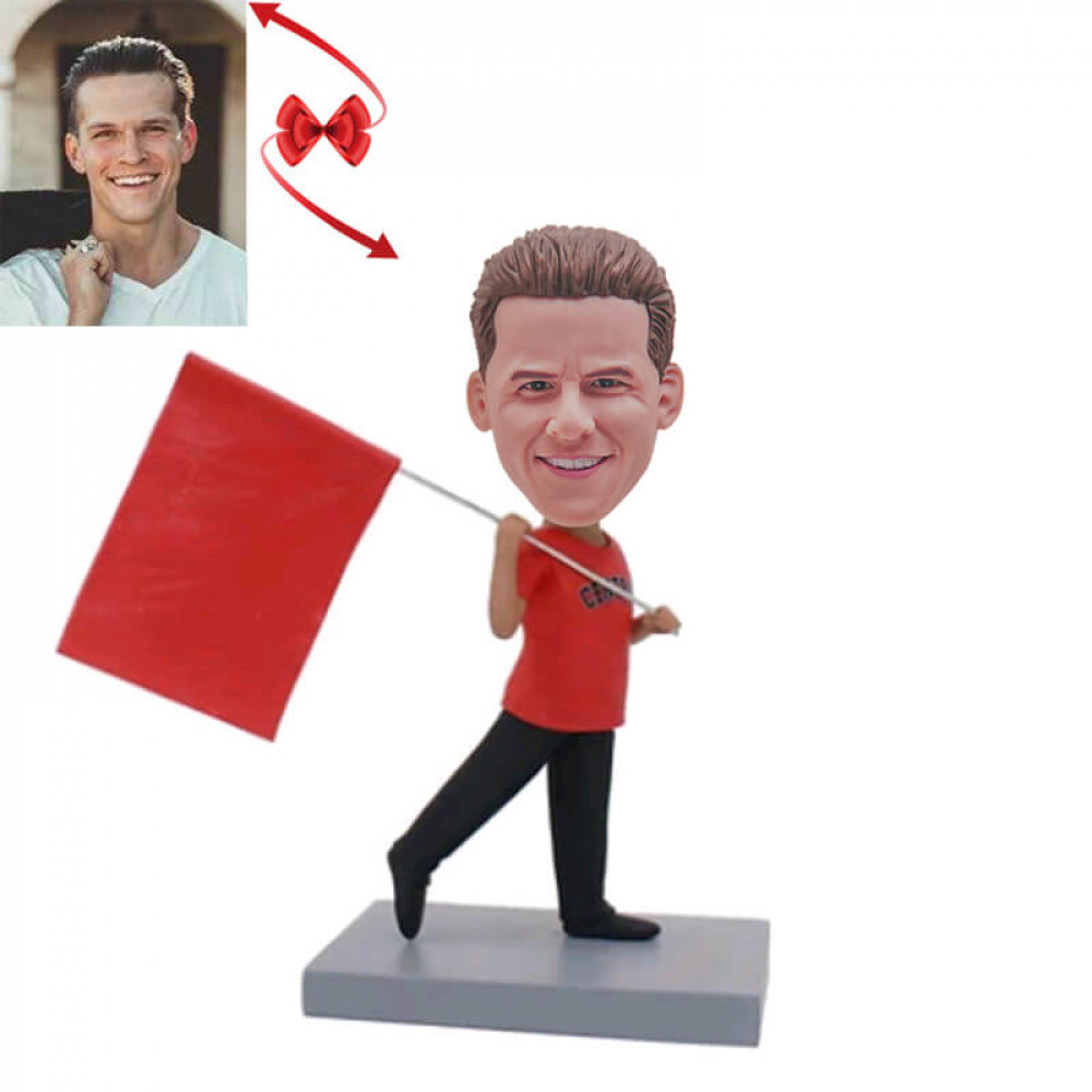 the man carrying the flag custom bobblehead - the-man-carrying-the-flag ...