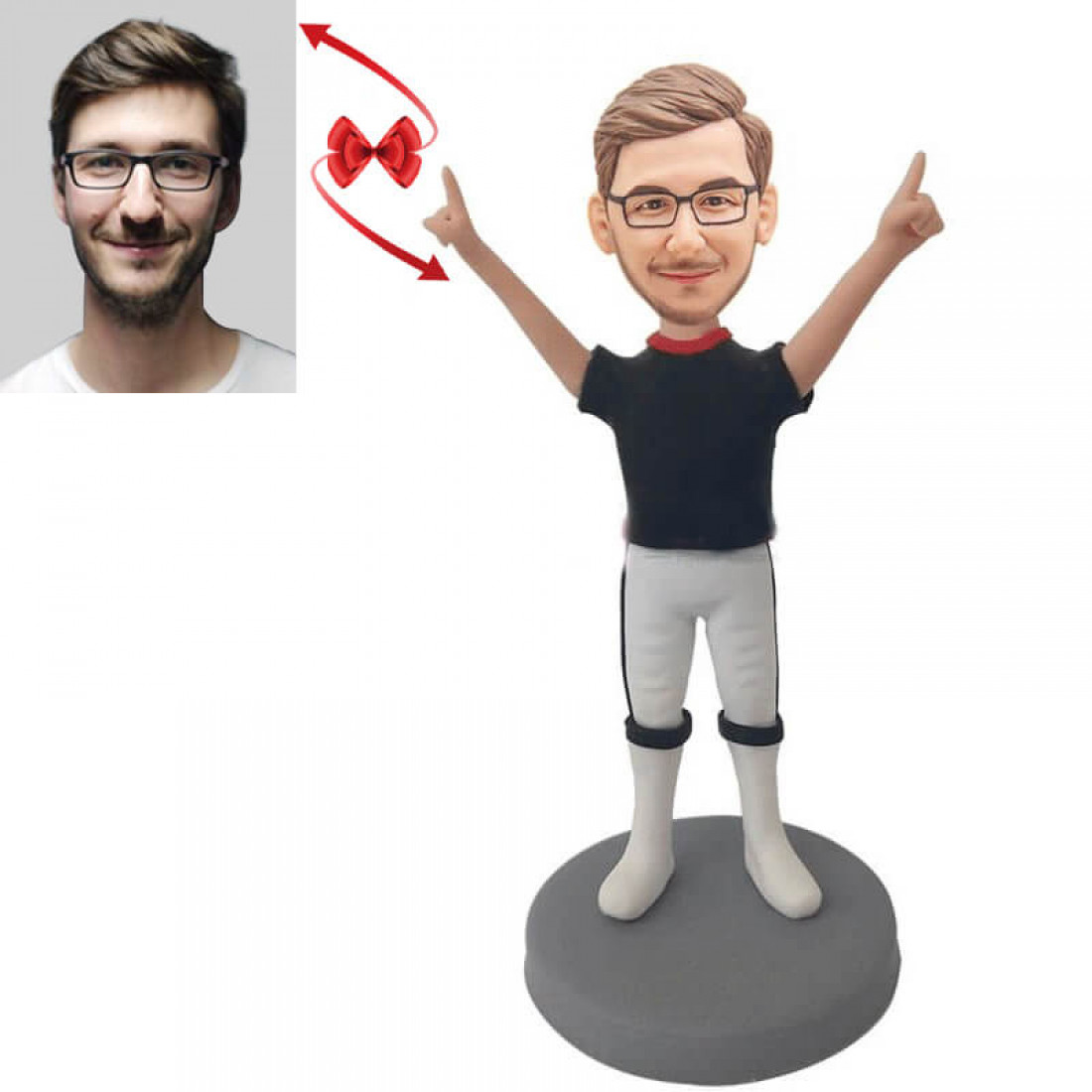 victory sign custom bobblehead - victory-sign-custom-bobblehead
