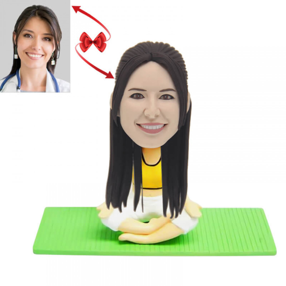 yoga pose custom bobblehead - yoga-pose-custom-bobblehead